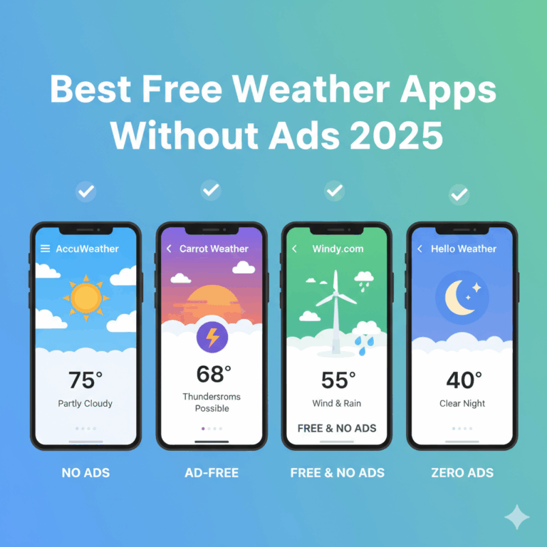 Best Free Weather Apps Without Ads 2025
